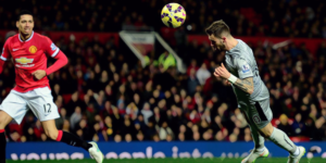 Five of our favourite diving headers from the Premier League archives