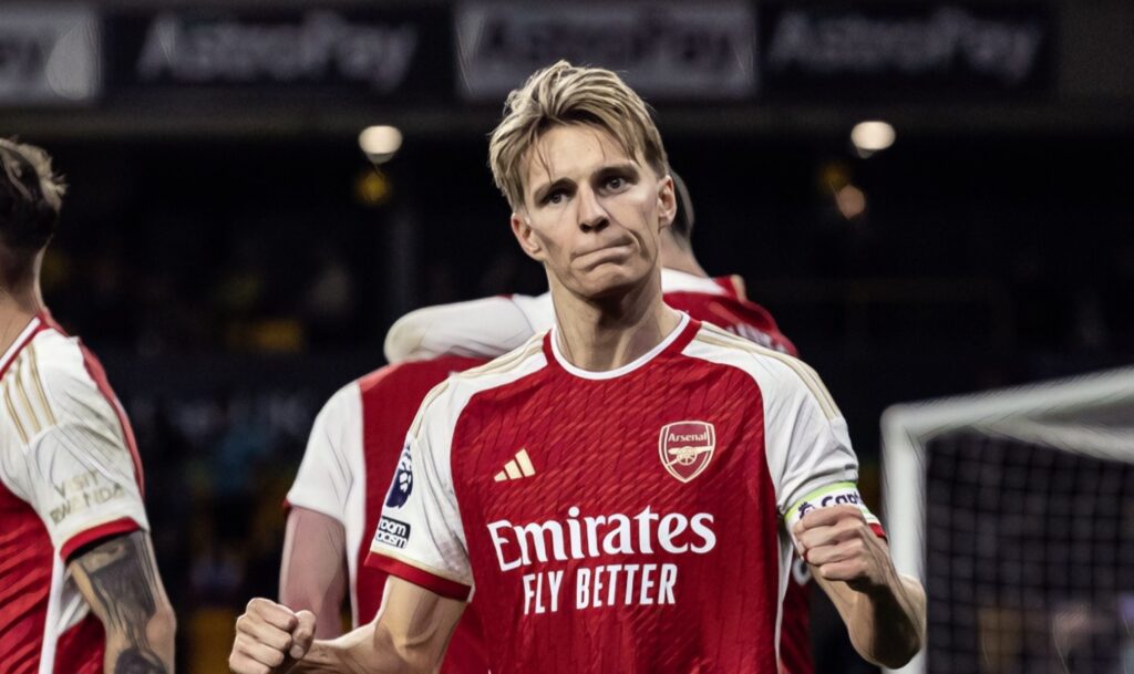 Odegaard celebrates 'massive win' for Arsenal over Wolves