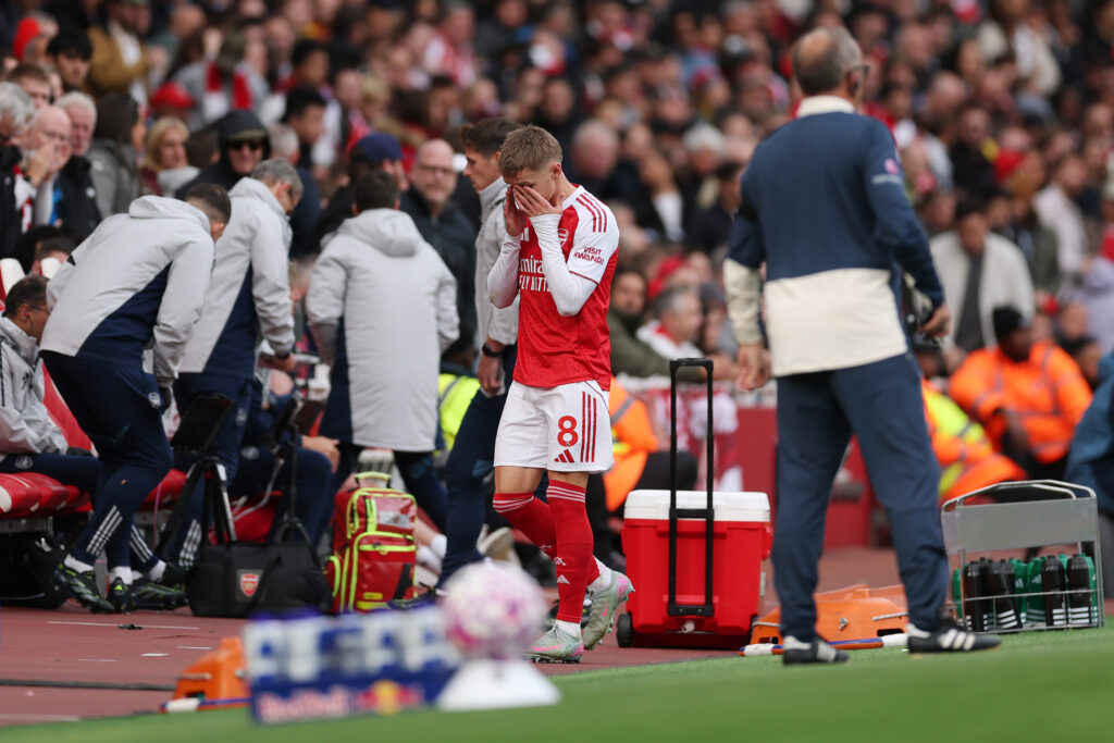 Arsenal confirm Martin Odegaard injury blow