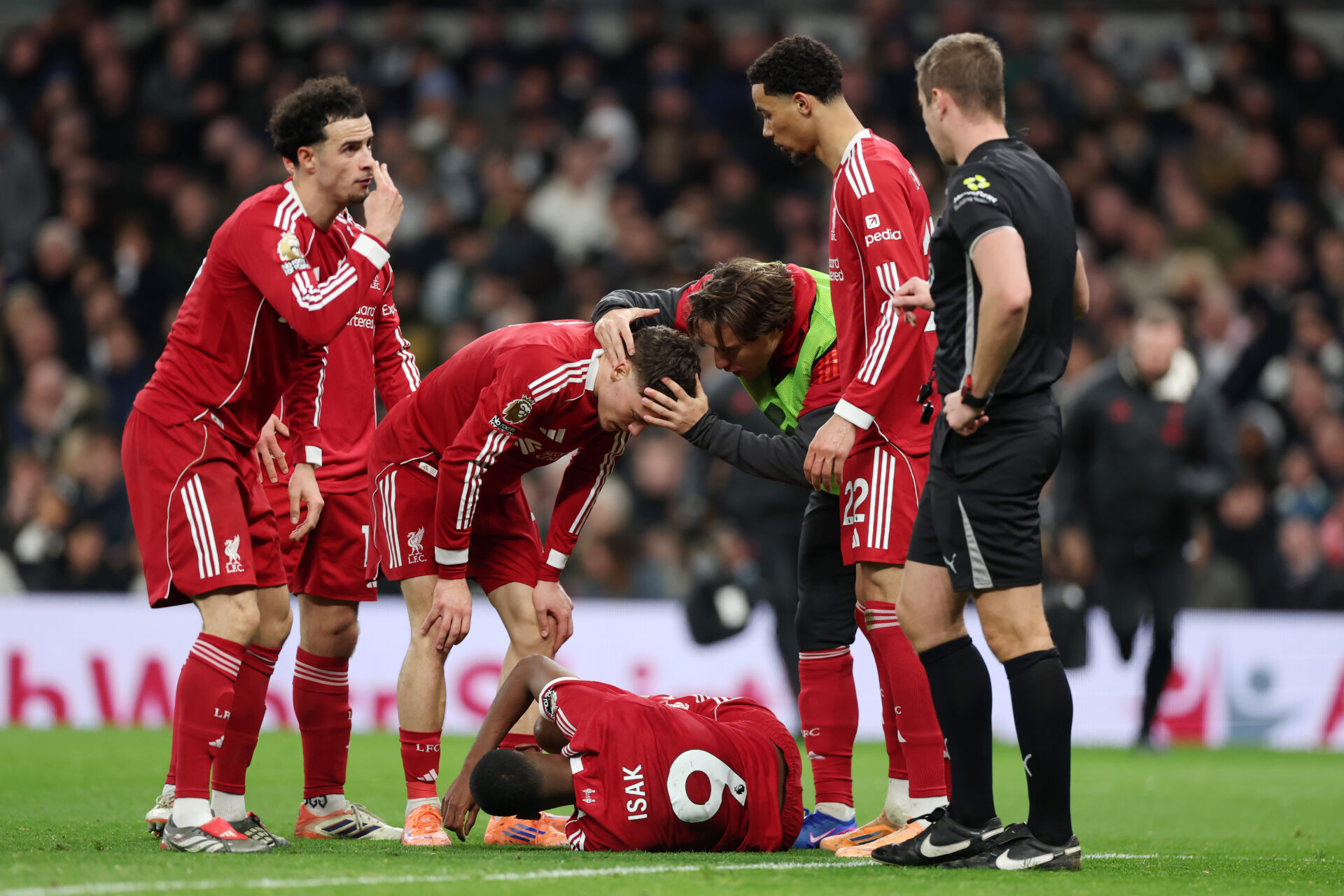 Liverpool fear Isak has sustained broken leg