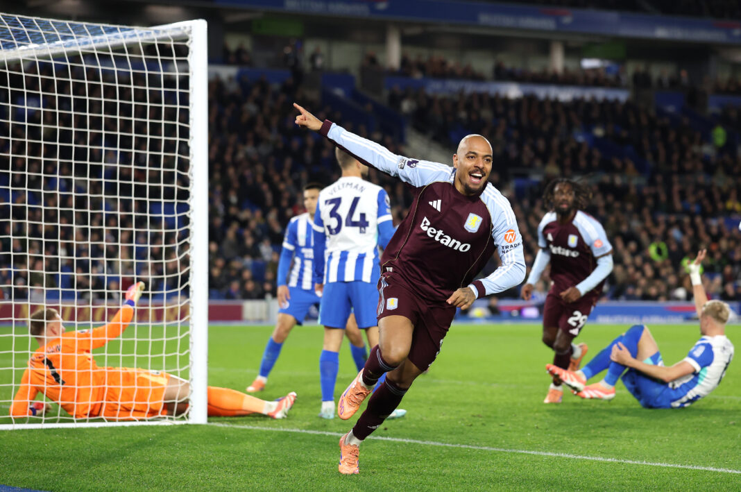 Malen hails Aston Villa fight after 'stressful' Brighton win