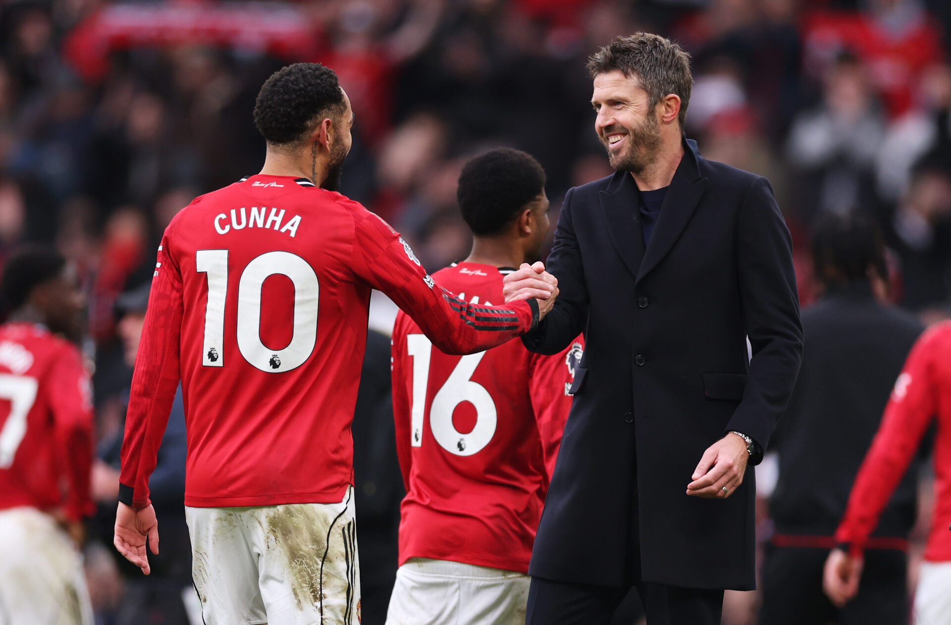 Premier League Awards: Carrick celebrates derby delight